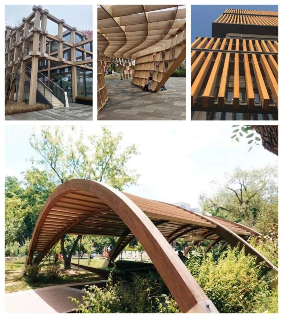 Laminated Bamboo Timber Solid Engineered Bamboo Jacking Beams